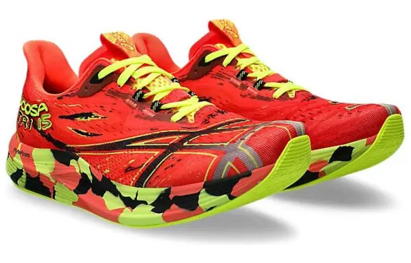 Asics Noosa Tri 15 Athletic Sneakers - Sunrise Red/black