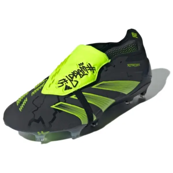 Adidas Predator Elite Foldover Tongue Fg Football Boots - Green/black