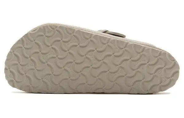 BIRKENSTOCK Boston Suede Leather Clogs - White