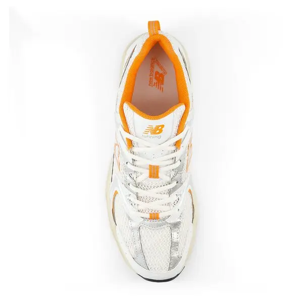 NEW BALANCE 530 Sneakers - White/silver/orange