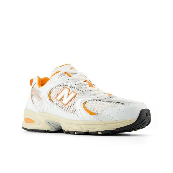 NEW BALANCE 530 Sneakers - White/silver/orange