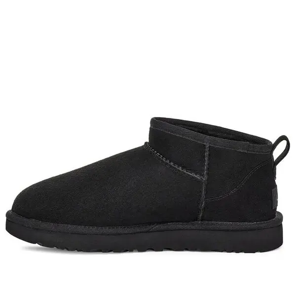 UGG Classic Ultra Mini Ankle Boots - Black