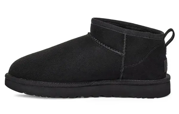 UGG Classic Ultra Mini Ankle Boots - Black