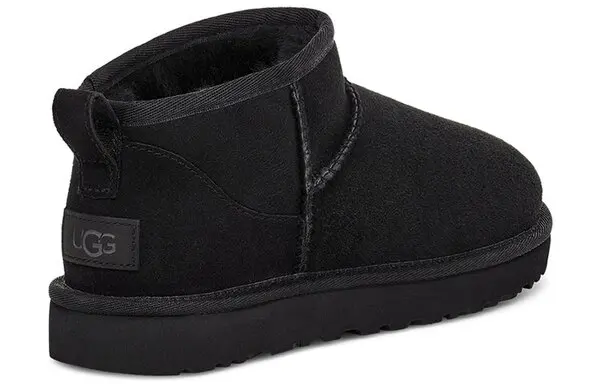 UGG Classic Ultra Mini Ankle Boots - Black