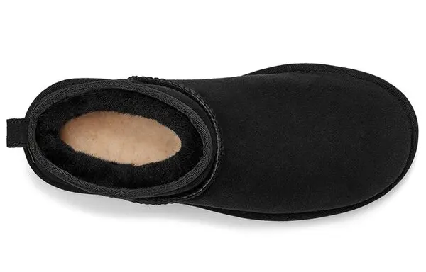 UGG Classic Ultra Mini Ankle Boots - Black