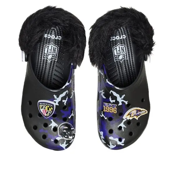 CROCS X Nfl Classic Clog Baltimore Ravens