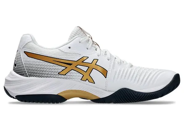 Asics Netburner Ballistic Ff 3 - White/pure Gold