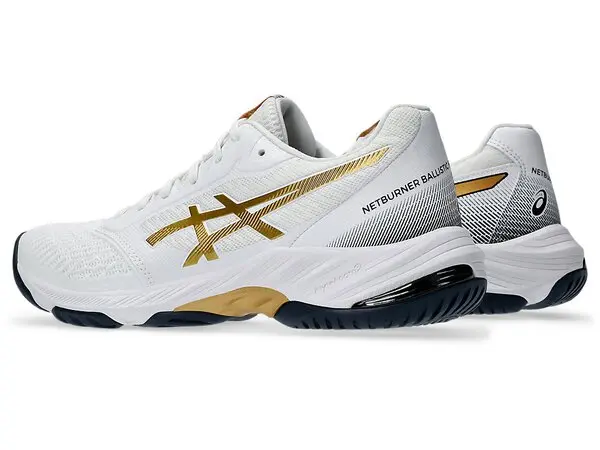Asics Netburner Ballistic Ff 3 - White/pure Gold