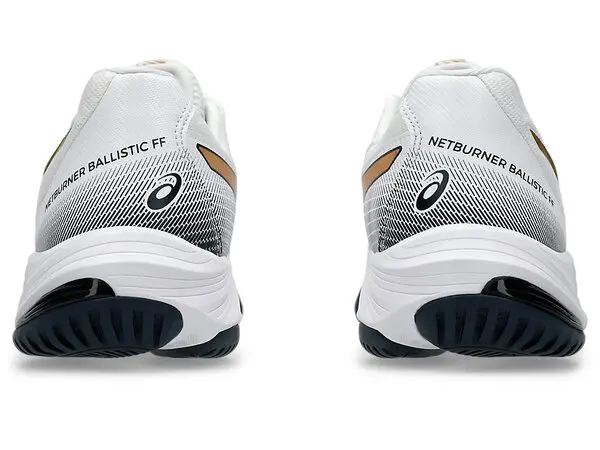 Asics Netburner Ballistic Ff 3 - White/pure Gold