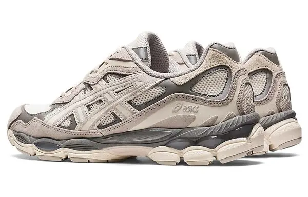 Asics Gel-nyc "cream Oyster Grey" Sneakers - Cream/grey