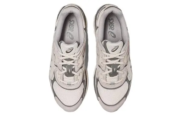 Asics Gel-nyc "cream Oyster Grey" Sneakers - Cream/grey
