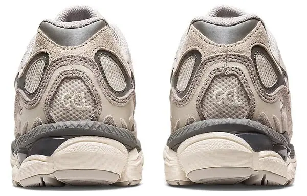 Asics Gel-nyc "cream Oyster Grey" Sneakers - Cream/grey