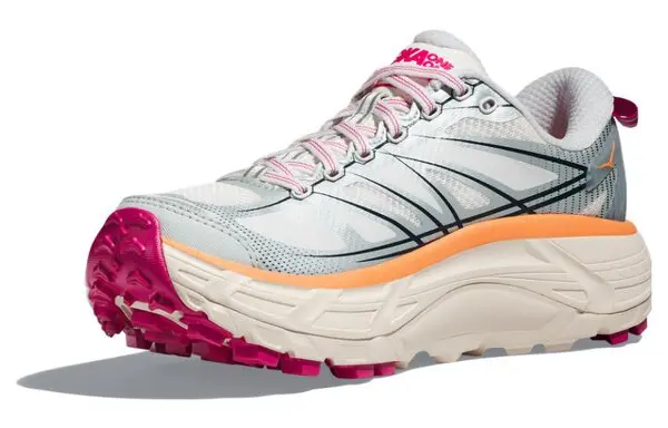 Hoka One One Mafate Speed 2 Athletic Sneakers - White/ice Flow