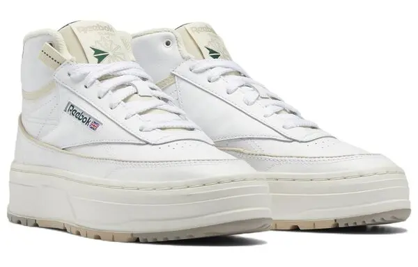 REEBOK Mid Geo Mid Top Sneakers - Cloud White/chalk/dark Green