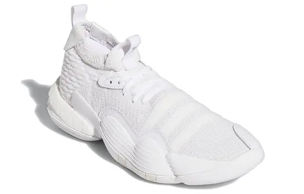 Adidas Trae Young 2 Basketball Sneakers - Cloud White/crystal White/zero Metallic