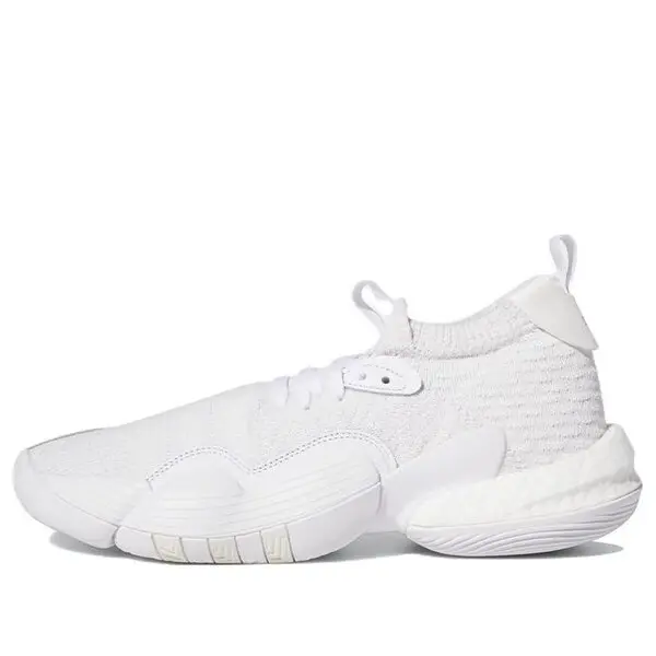 Adidas Trae Young 2 'triple White - Cloud White/crystal White/zero Metallic