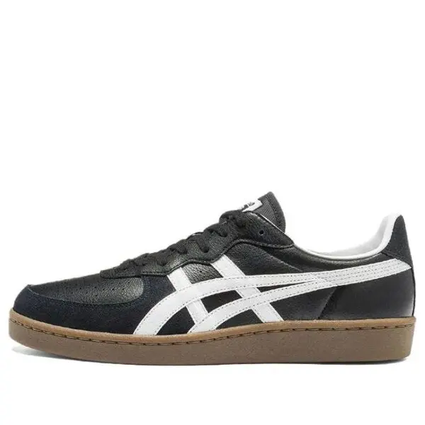 Onitsuka Tiger Gsm "black White" Sneakers - Black/white/brown