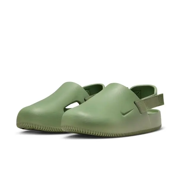 Nike Calm Mule Slides - Olive Green