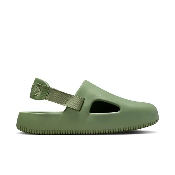 Nike Calm Mule Slides - Olive Green