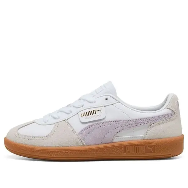 PUMA Palermo Leather Sneakers - White/lilac Frost