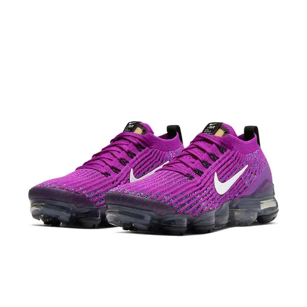 Nike Vapormax Flyknit 3 Sneakers - White/purple