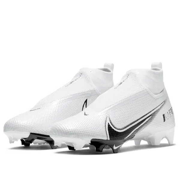 Nike Vapor Edge Pro 360 High Top Cleats - White/black