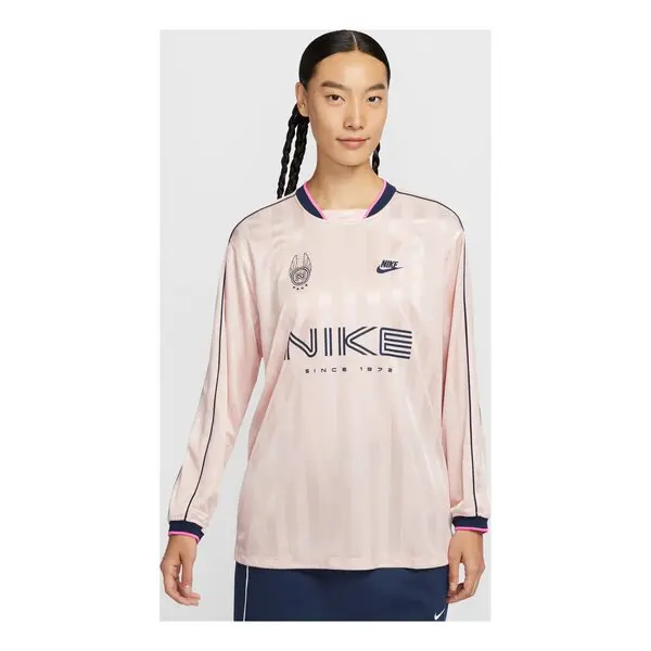 Nike Long-sleeve Jersey - Dark Pink/midnight Navy