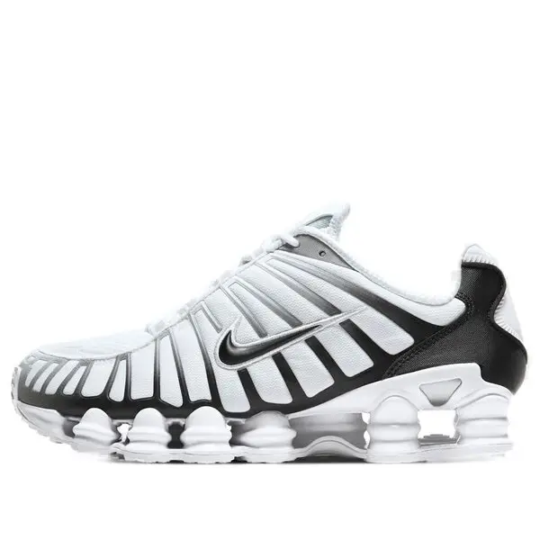 Nike Shox Tl "platinum" Sneakers - Black And White