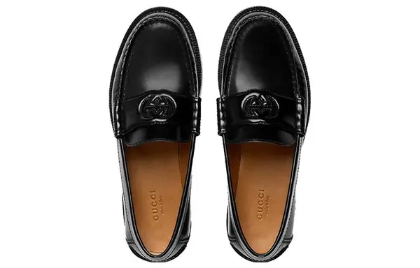 Gucci Interlocking G Loafers - Black