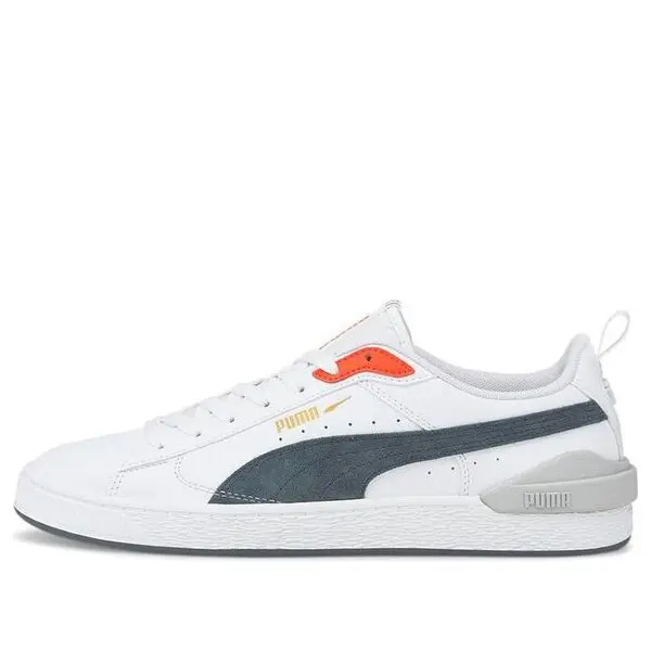PUMA Suede Bloc Sneakers - White/gray/black