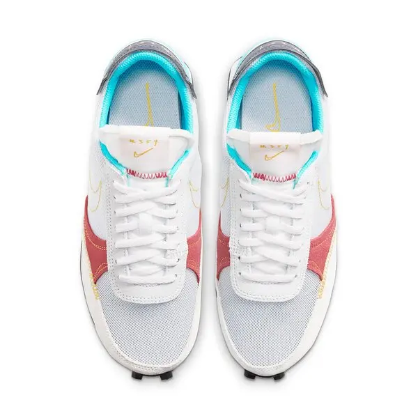 Nike Daybreak Type Sneakers - White/blue/red