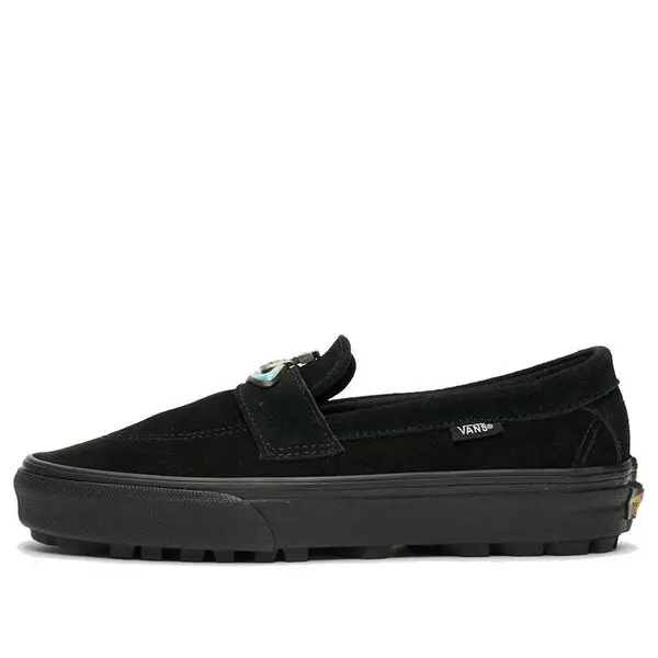 VANS Vivienne Westwood X Style 53 'anglomania' Suede Slip-on Shoes - Black