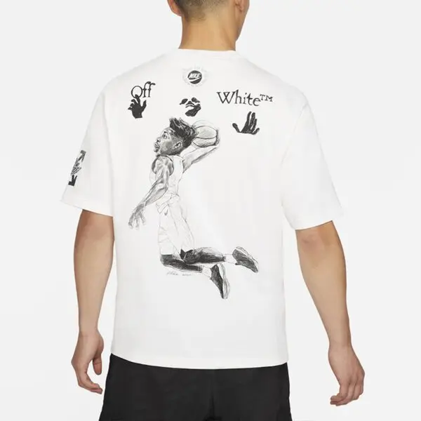 JORDAN X Off- Mj T-shirt Asia Sizing - White
