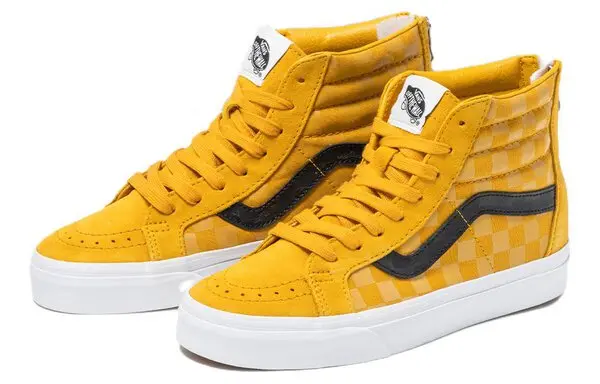 VANS Sk8-hi High-top Sneakers - Yellow