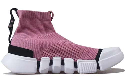 LI-NING High-top Basketball Sneakers - Pinkwhiteblack