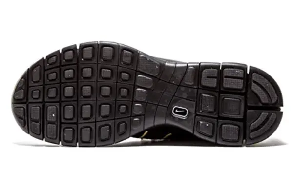 Nike Nikelab Free Mercurial Flyknit High Top Sneakers - Black/gold