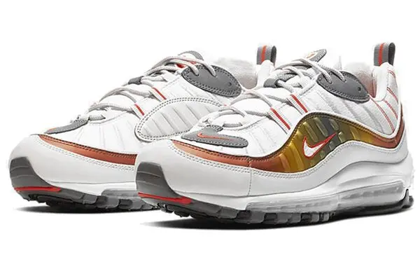 Nike Max 98 "rust" Sneakers - Whitegreyorange