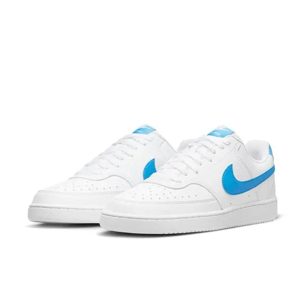 Nike Court Vision Low Next Nature Sneakers - White/blue