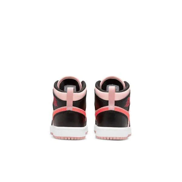 JORDAN 1 Mid Sneakers - Pink/black/red