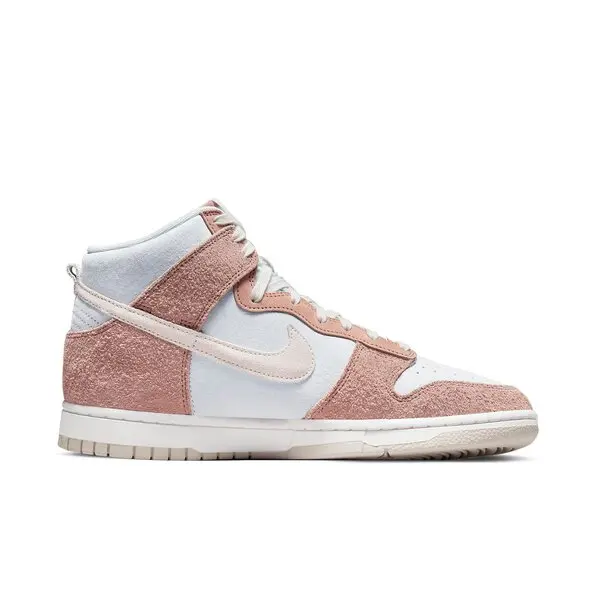 Nike Dunk High "fossil Rose" Sneakers - White/pink