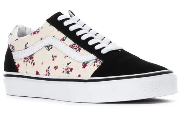 VANS Old Skool Ditsy Floral Sneakers - Black/white