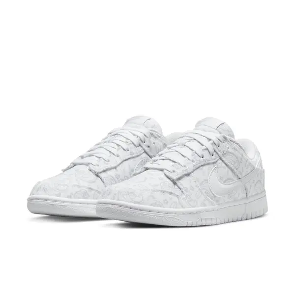 Nike Dunk Low " Paisley" Low Top Sneakers - White
