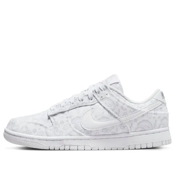 Nike Dunk Low " Paisley" Low Top Sneakers - White