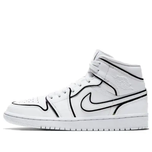 JORDAN 1 Mid Se Sneakers - White/black
