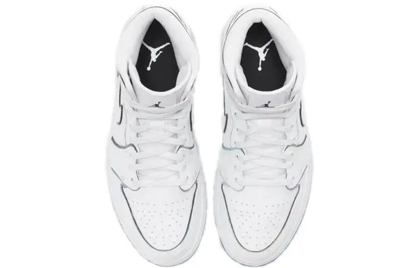 JORDAN 1 Mid Se Sneakers - White/black
