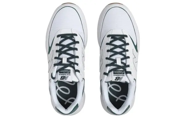 NEW BALANCE X Malbon 100 Heritage Golf Sneakers - Whitegreen