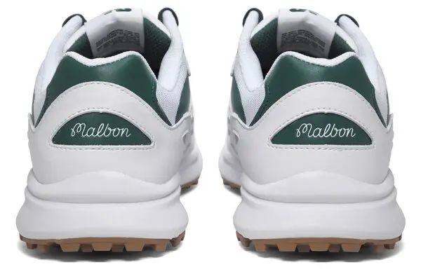NEW BALANCE X Malbon 100 Heritage Golf Sneakers - Whitegreen