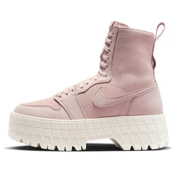 JORDAN 1 Brooklyn High Top Sneakers - Pink Oxford/pink Oxford/phantom
