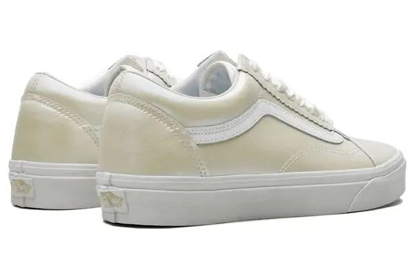 VANS Old Skool Sneakers With Ribbon Detailing - White/silver