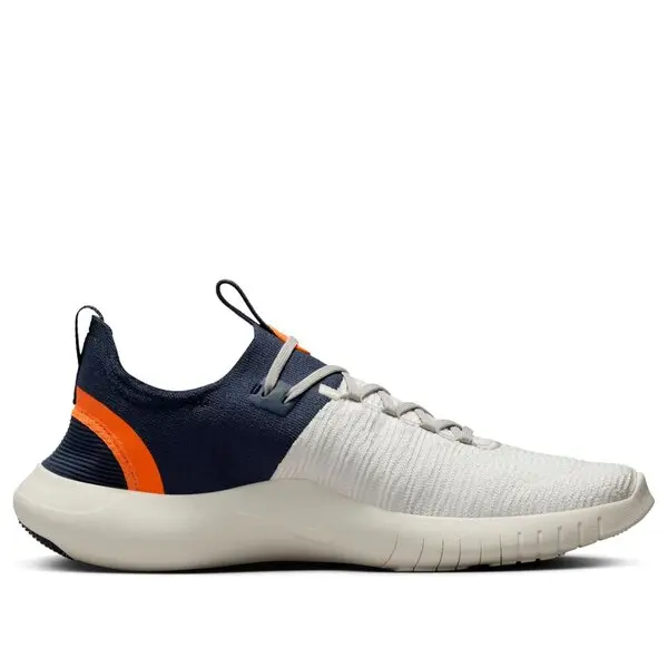 Nike Free Run Flyknit Next Nature Athletic Sneakers - Grey/white/blue